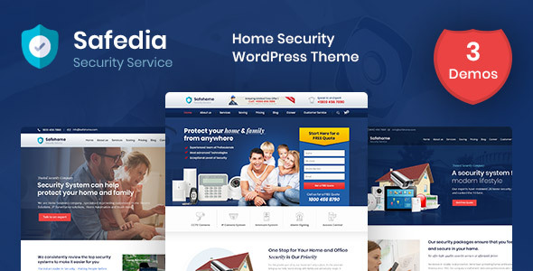 Safedia- Home Security WordPress Theme by ThemeArc | ThemeForest